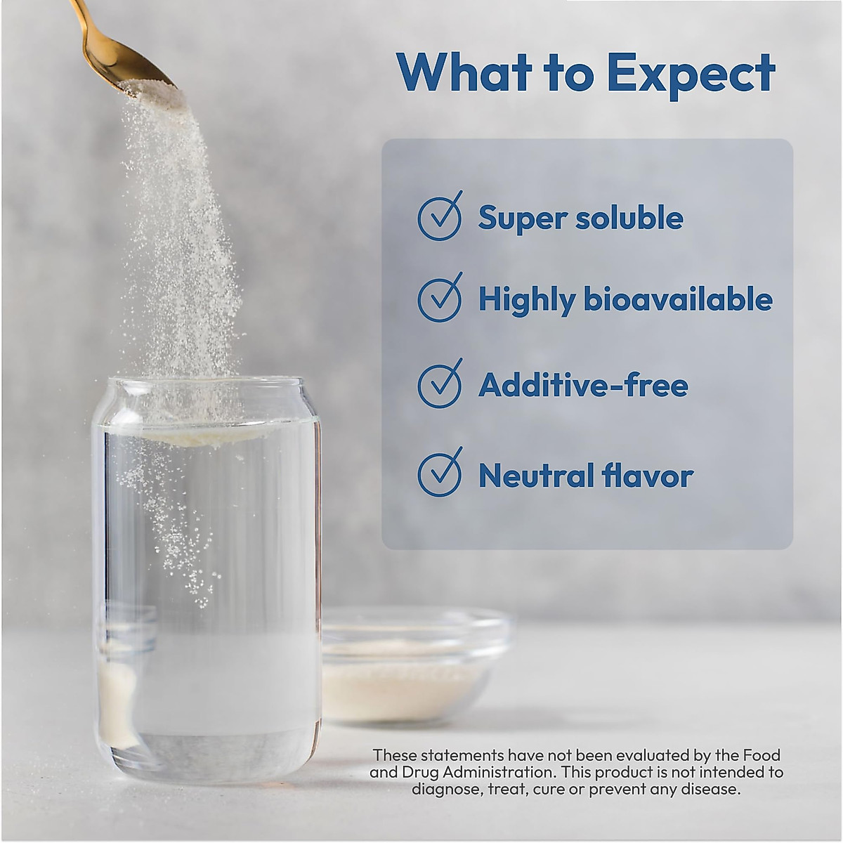 ANDREW LESSMAN Marine Collagen Peptides Powder and MSM 60 Servings - Supports Radiant Smooth Soft Skin, Comfortable Joints. Pure. Super Soluble No Fishy Flavor No Additives Non-GMO