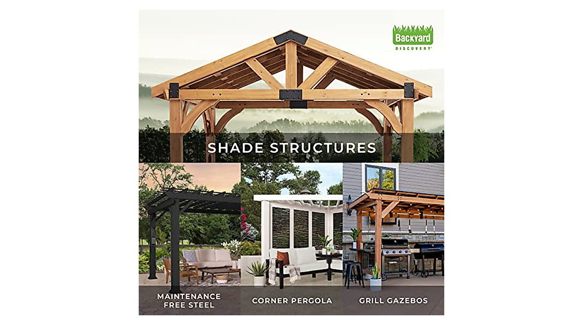 All Cedar Wood Pergola - Durable Outdoor Structure