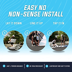 Skate Anytime - Synthetic Ice for Hockey - Skateable Artificial Ice Tiles - Backyard Ice Rink - Expandable (Skateable Synthetic Ice for Hockey Training, Deluxe Starter Kit (20 Panels) 60 sq ft)