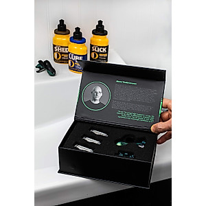 HeadBlade S4 MOTO GoldFinger Men's Head Shaving Razor - Limited Edition - Revolutionary Dual Active Suspension