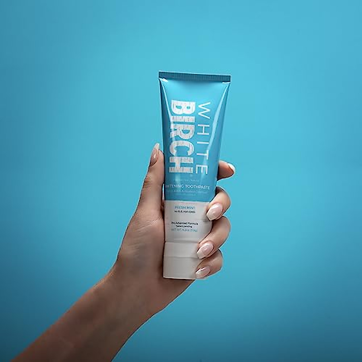 White Birch Activated White Charcoal Whitening Toothpaste- Professional Teeth Whitening Charcoal - Natural & Fluoride Free Oral Care (White Charcoal Toothpaste)