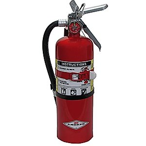Amerex B402T, 5lb ABC Dry Chemical Class A B C Fire Extinguisher, with Vehicle Bracket