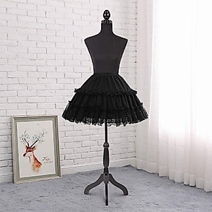 Dress Mannequin Female Dress Form Torso Manikin Body Model with Tripod Stand, 60-67 Inch Height Adjustable Maniquins Torso for Sewing Dressmakers Dress Jewelry Display, Black