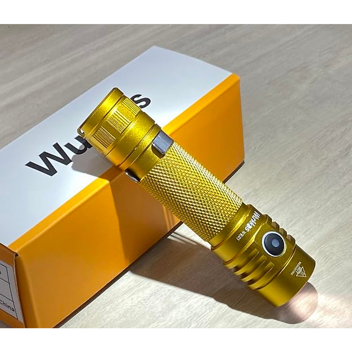 Wurkkos WK03 Pocket Flashlight Rechargeable, 1200 High Lumens Super Bright LED Flashlight with 6 Modes, High CRI 519A LED, IP68 Waterproof, Small Powerful Flashlight for Home, Emergency, Camping