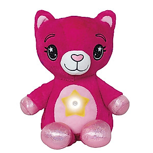 Ontel Star Belly Dream Lites, Stuffed Animal Night Light, 3 years and up, Pretty Pink Kitty - Projects Glowing Stars & Shapes in 6 Gentle Colors, As Seen on TV