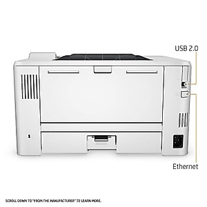 HP Laserjet Pro M402dw Wireless Monochrome Printer, Amazon Dash Replenishment Ready (C5F95A#BGJ) (Renewed)