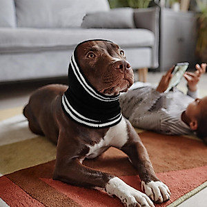 Nanaki Dog Ear Covers for Noise Bath No Shake Ear Wraps for Dogs Hematoma Dog Fireworks Anxiety Relief Calming Hoodie Dog Grooming Ear Cover Quiet Dog Head Wrap Force Drying Thunderstorm Ears for Dogs