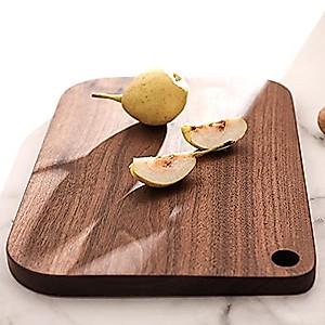 NEIDE Black Walnut Whole Wood Solid Wood Rootstock Fruit Cutting Board Lacquerless Wooden Chopping Board Board-Purple (Color : Yellow)