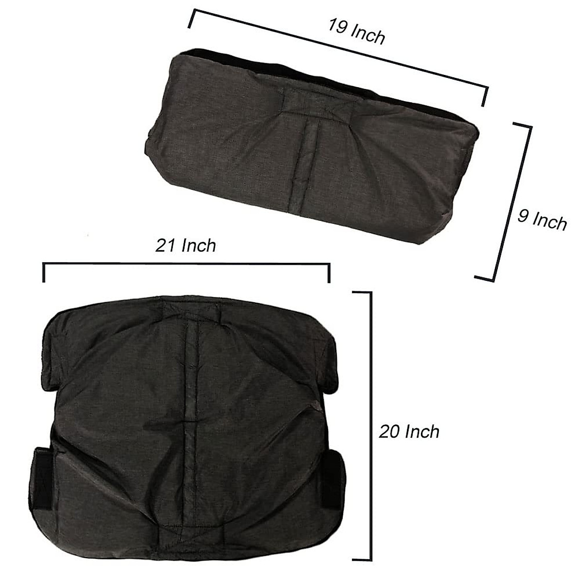 Funlife Warm Winter Hand Muff for Stroller,Waterproof Anti-Freeze Fingerless Glvoes for NYC Winter,Black