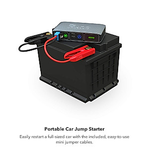 HALO Bolt Compact Portable - Car Battery Jump Starter with 2 USB Ports to Charger Devices, Portable - Rose Gold