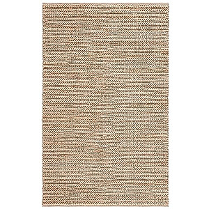 SAFAVIEH Natural Fiber Collection Area Rug - 4' x 6', Natural, Handmade Braided Jute Design, Ideal for The Living Room, Bedroom, Dining Room (NF103A-4)