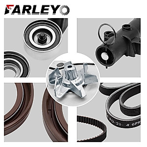 Timing Belt Kit with Water Pump Compatible with Honda, Acura & Saturn Vehicles - Accord, Odyssey, Pilot, TL, RL, MDX, Vue 3.5L, 3.0L, 3.7L #Replaces19200-RDV-J01 TKH002 TCKWP329