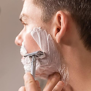 BIC Chrome Platinum Double Edge Safety Razor Disposable Single Blades (100 Pack)