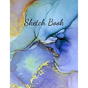 Sketch Book: Notebook for Drawing, Writing, Painting, Sketching or Doodling, 110 Pages, 8.5x11 (Premium Abstract Cover vol.23)
