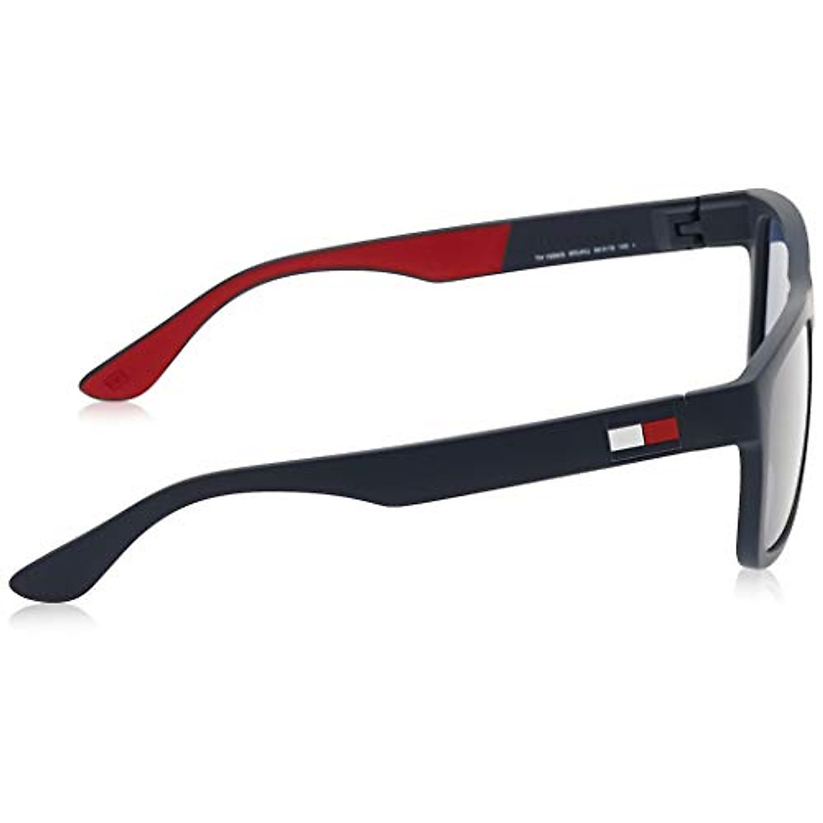 Tommy Hilfiger Men's TH1556/S Rectangular Sunglasses, BL REDWHT, 56 mm