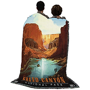 Pure Country Weavers Grand Canyon National Park Blanket by David Owens - Anderson Design Group Inc - Gift Tapestry Throw Woven from Cotton - Made in The USA (72x54)