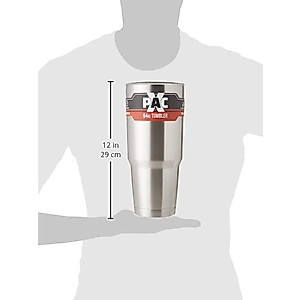 XPAC 64 Ounce Double Vacuum Wall Stainless Steel Tumbler with Lid, Fits in a 4" Wide Car Beverage Holder