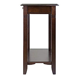 Winsome Nolan 30 x 40 x 15.98-Inch Composite Wood Console Table With Drawer, Cappuccino (40640)