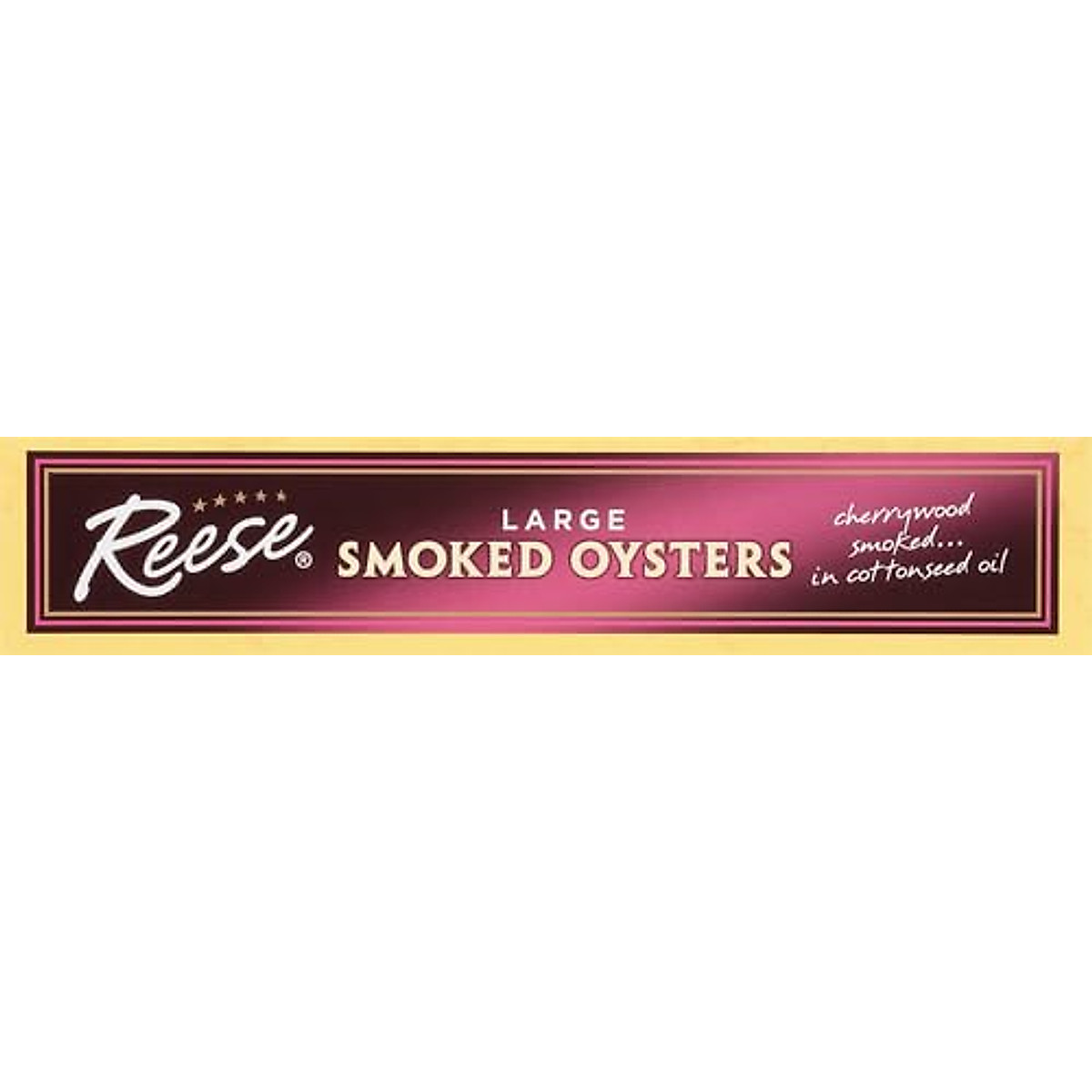 Reese Large Smoked Oysters - 3.7 oz