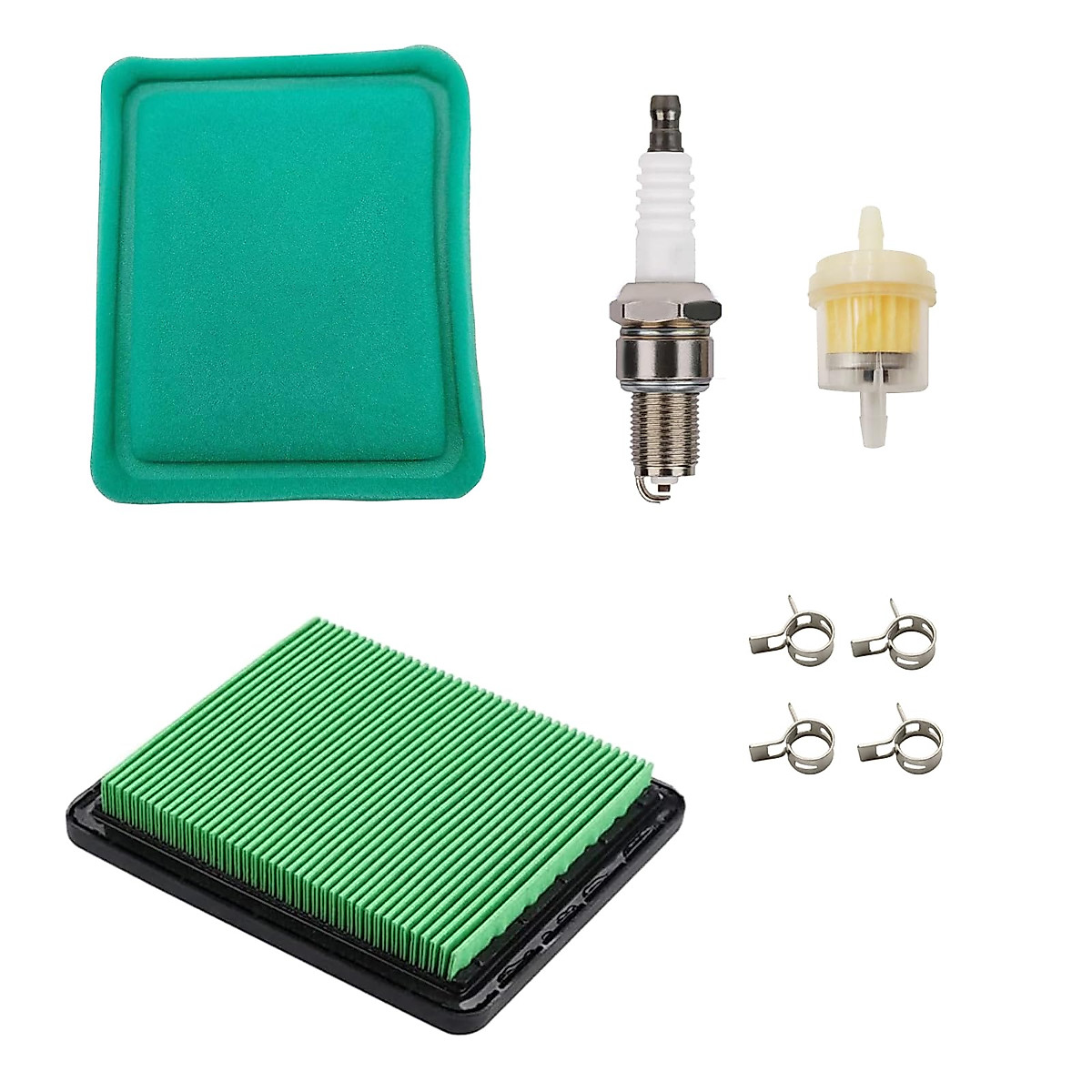 Quaprodur 17211-ZL8-023 Air Filter Kit Replacement for Honda GCV160 GCV135 GCV190 GC135 GC160 GC190 GX100 GCV160A GCV160LA GCV190A GCV190LA Engine HRC216 HRR216 HRR2169VKA HRX217 Lawn Mower