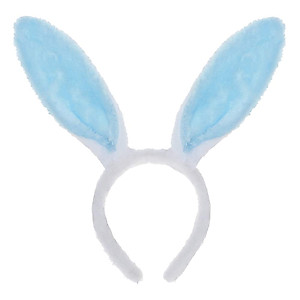 TopTie Easter Bunny Ears Headband for Adults & Kids, Halloween Plush Rabbit Hair Hoop, Party Favors Cosplay Costume