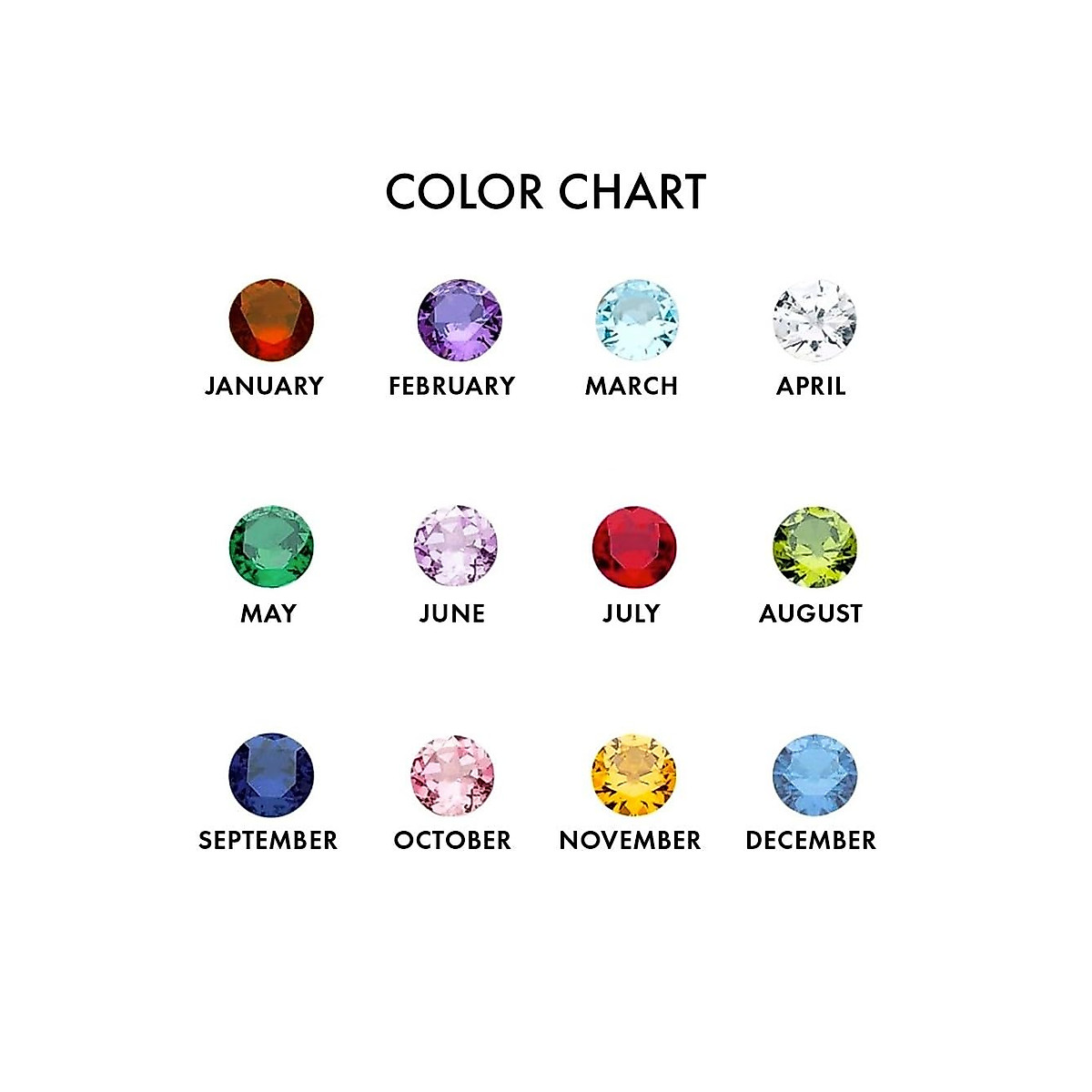 EVE'S ADDICTION Women's Personalized Sterling Silver Two Stone Simulated CZ Birthstone Ring (ring size 6) - Custom Birthstone Ring for Mom - Gift for New Mom - Gifts for Mom