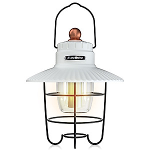 EverBrite LED Camping Lantern, USB C Rechargeable Lantern with 3 Light Modes, Vintage Outdoor Lanterns with Power Bank Function for Power Outages, Hurricane, Emergency, Fishing