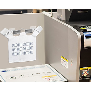 2 Pack T-Shirt Bag Rack，Store Bagging Stand，T-Shirt Bags Holder Wall Mount Plastic Grocery Bag Holder/Dispenser, Plastic Bag Holder for T Shirt Bags, Hanging Bag Holder for Supermarket,Farmers Market