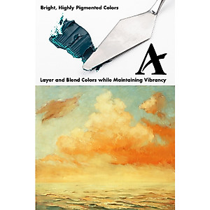 Grumbacher Academy Oil Paint, 37 ml/1.25 oz, Cadmium Orange Hue