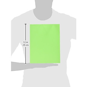 Wausau Papers Neenah Paper 21811 Astrobrights Colored Cardstock, 8.5” x 11”, 65 lb/176 GSM, Martian Green, 250 Sheets