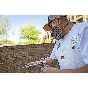 Dickies mens Painters Bib overalls and coveralls workwear apparel, White, 34W x 30L US