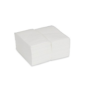 2dayShip Cloth-like Guest Towels 12 X 17 White Disposable Hand Napkins - 100 Pack