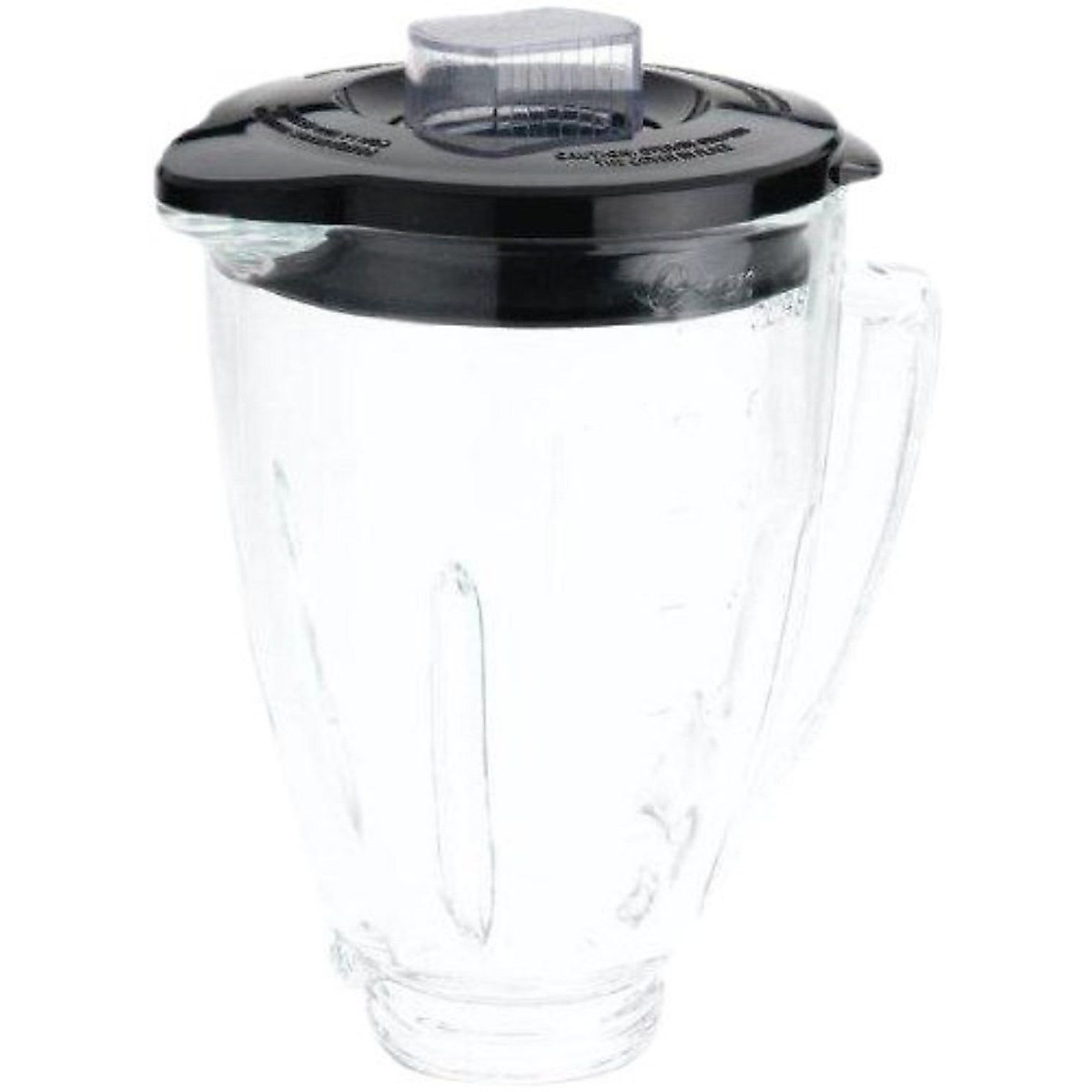 Oster Blender 6-Cup Glass Jar, Lid, Black and clear