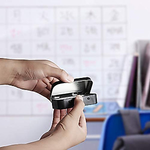 Tamicy Metal Rectangular Hinged Tins - Pack of 40 Matte Black Mini Portable Box Containers Small Empty Storage Tins with Lids Home Organizer Kit for Storage Drawing Pin Jewelry Crafts