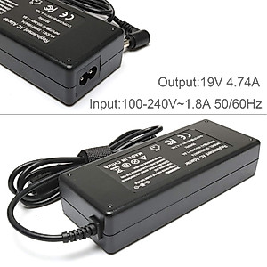 19V AC DC Adapter Charger for Westinghouse HD TV LD-3240 LD-3255VX LD-3235 LD-3237 LD-3255VX LD-3257DF 24" 32" 42" 46" idescreen LED HDTV LCD Power Supply Cord