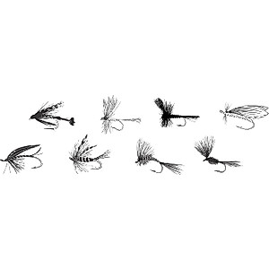 HullSpeed Designs Fly Fishing Engraved Rocks & Whiskey Glasses - Gift for Fisherman (Set of 2)