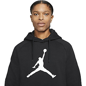 Nike Men's Hoodie, Hooded Sweatshirt Cotton/Polyester Blend Jordan Active DA6801 (Black, XX-Large)