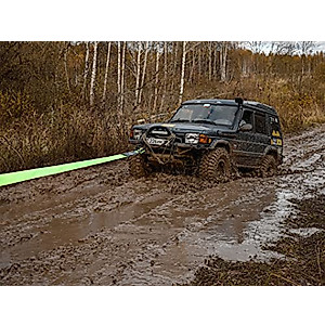 SUPPNEED Recovery Tow Strap 3" x20ft, Lab Tested 33750lbs Break Strength, Heavey Duty Tow Strap with Loop - Bonus Storage Bag, Suitable for Emergency Off-Road Jeep Vehicles and Trucks ATV UTV