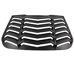 TeddyTT Rear Side Window Scoop Louvers Windshield Sun Shade Cover 3pcs Compatible with Ford Fusion 2013 2014 2015 2016 2017 2018 2019 2020