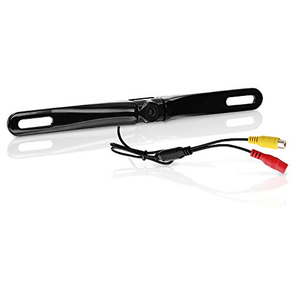 BOSS Audio Systems LPCB36 Car Rearview Backup Camera - License Plate Mount, High Resolution, Easy Mounting, 170 Wide Angle, Weatherproof, Low Light Friendly, Distance Guide View