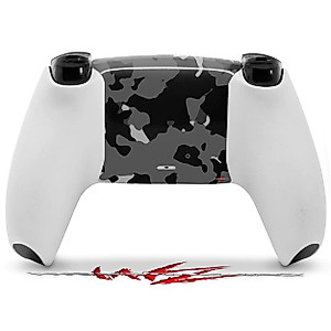 WraptorSkinz Skin Wrap compatible with Sony PS5 DualSense Controller WraptorCamo Old School Camouflage Camo Black (CONTROLLER NOT INCLUDED)