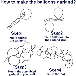 PATYDECRO Red and Black Balloons Arch Garland Kit, 124pcs Red and Black Gold Balloons with 16ft Tape Strip & Dot Glue for Casino Theme Party Decorations, Birthday, New Year, Hollywood Party Decoration