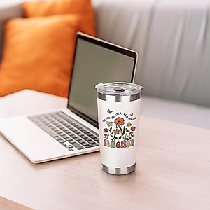 MENANA Teacher Appreciation Gifts - Teacher Gifts for Women - Thank You Gift Ideas for Teachers Women Daycare - Teachers Appreciation Week, Birthday, Back To School Gift - 20 Oz White Tumbler