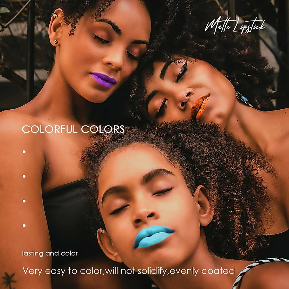 Kilshye Matte Lipstick Hight Pigment Lipsticks Long Lasting Lip Stick Waterproof Lips Gloss Cream Lipgloss Makeup for Women and Girls Pack of 1 (I- Orange 14)