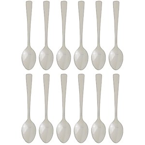 Fino Demi Spoon Set, Stainless Steel, Made in Japan, Set of 12