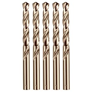 Cobalt Drill Bit Set, M35 Twist HSS Drill Bits Straight Shank, 2mm High Speed Steel Drill Bits for Drilling in Hard Metal, Stainless Steel, Cast Iron (9mm)