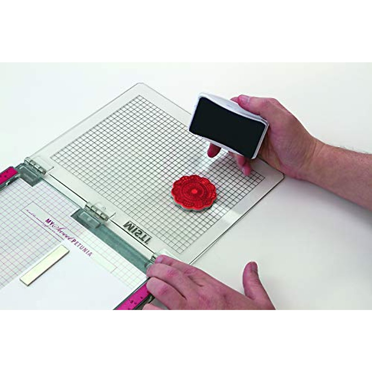 Misti Stamp Tool Original Size Stamp Positioner (2020 Version); Includes Bar Magnet and Foam Pad; The Most Incredible Stamp Tool Invented