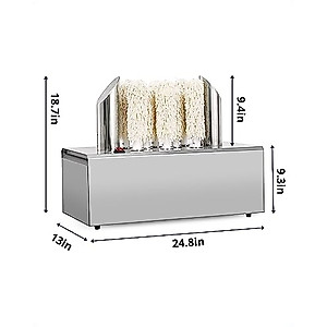 RIEDHOFF GP-8-VC-2 Glass Polisher, Silver