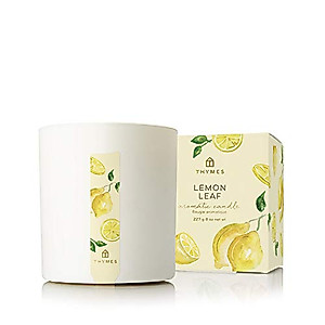 Thymes Candle - 8 Oz - Lemon Leaf