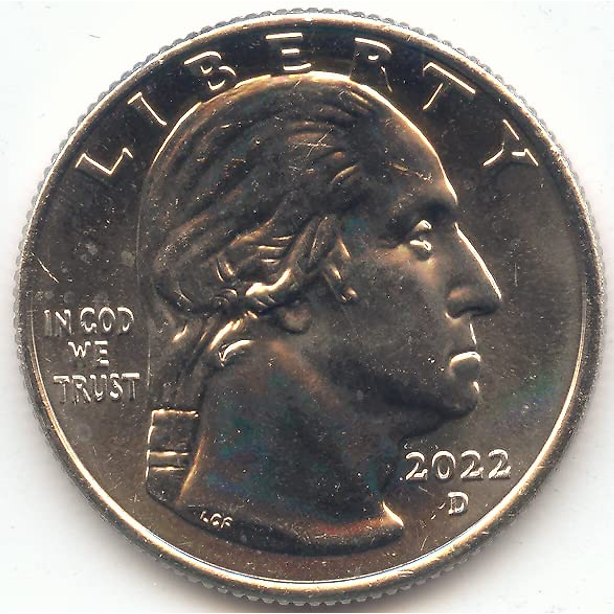 2022 D American Women, Washington Maya Angelou Quarter Uncirculated